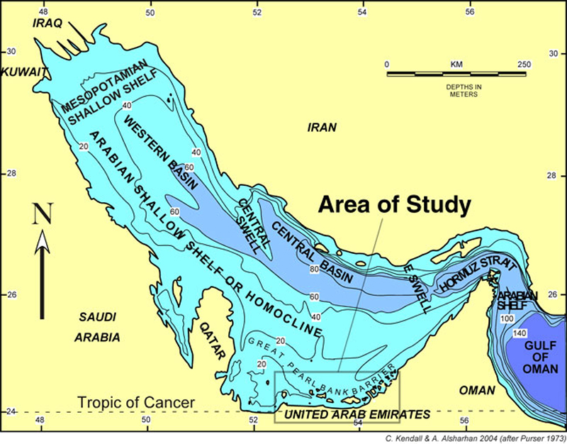 UAE Holocene Barrier and Lagoon - SEPM Strata